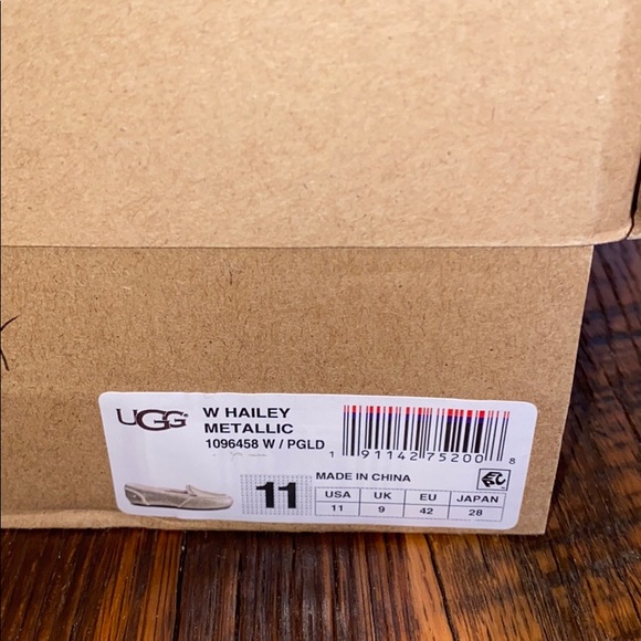 UGG | Shoes | Ugg Hailey Metallic Slipper | Poshmark